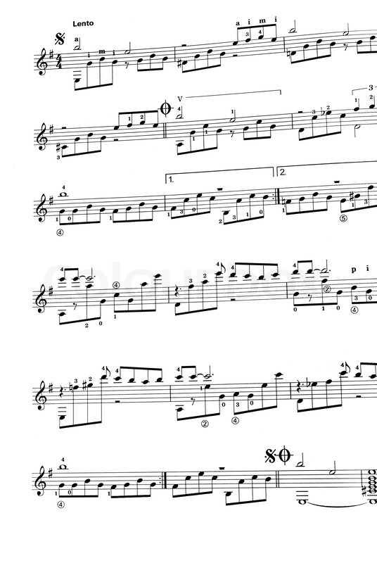 Music Written In Music Notes