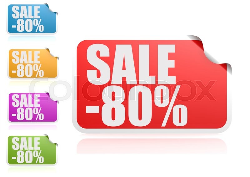 80 Sale Sign Printable