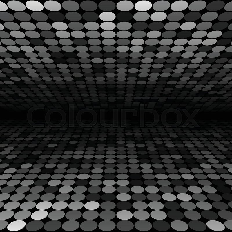 Abstract black, white and grey disco ... | Stock vector | Colourbox
