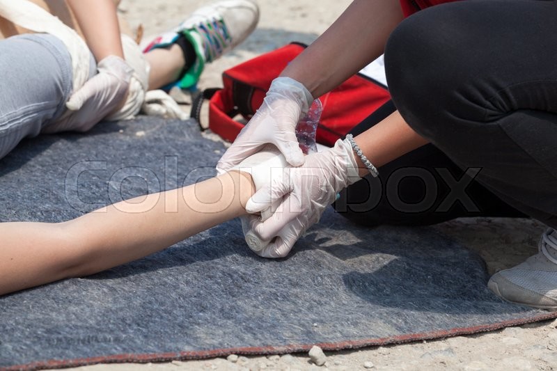 Hand Bandage First Aid