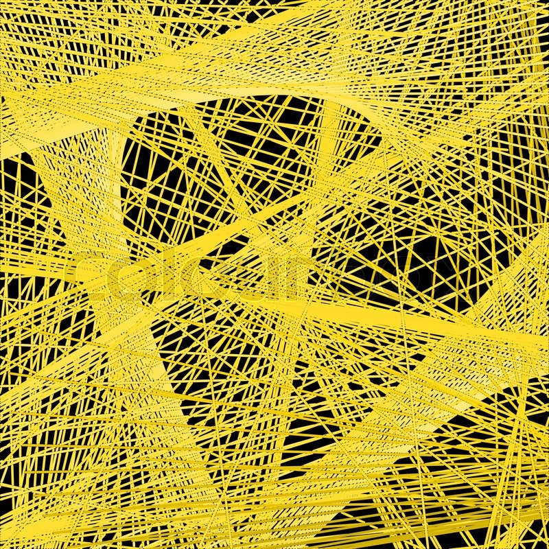 Abstract pattern of the random yellow ... | Stock vector | Colourbox