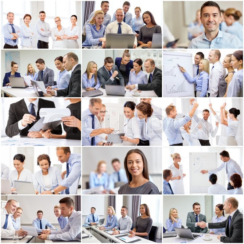 Office People Collage