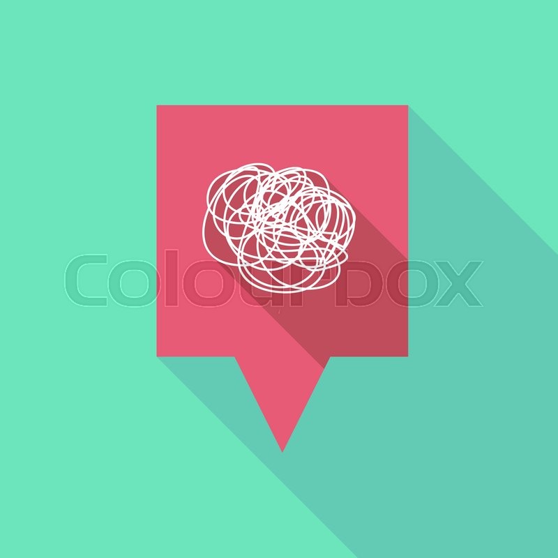 Illustration of a tooltip icon with a ... | Stock vector | Colourbox