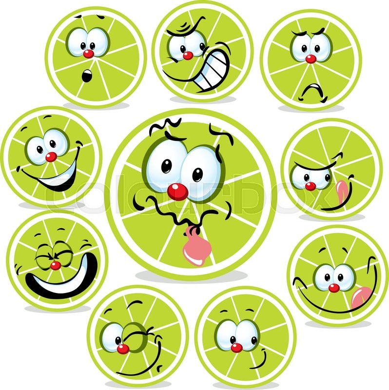 Lime Icon Cartoon With Funny Faces Stock Vector Colourbox lime-icon-cartoon-with-funny-faces-stock-vector-colourbox
