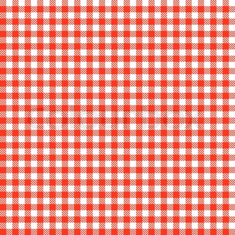 Checkered tablecloths patterns RED - ... | Stock vector | Colourbox