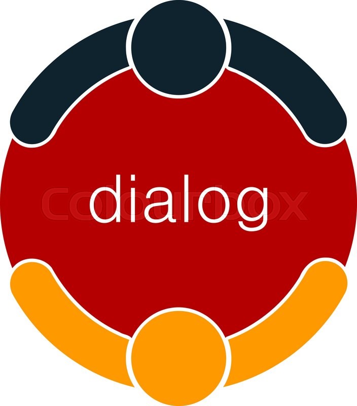 Color sign dialogue. Business concept. ... | Stock vector | Colourbox