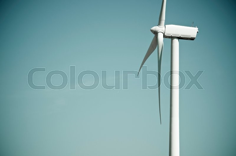 Detail of the top of a windmill for ... | Stock image | Colourbox