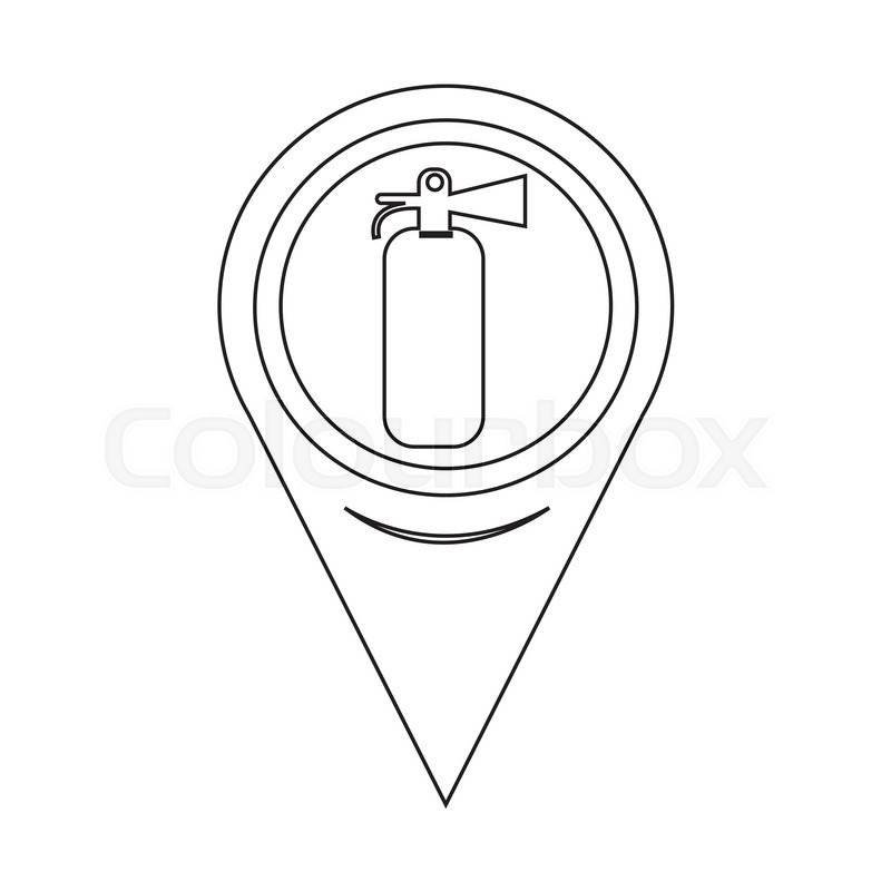 Fire Extinguisher Map Symbol