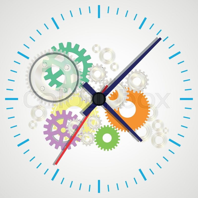 Clock | Stock vector | Colourbox