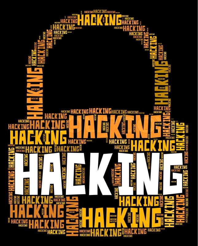 Hacking Lock Showing Malware Wordcloud ... | Stock image | Colourbox