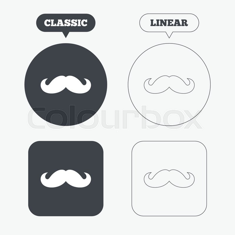 Hipster Mustache Icon