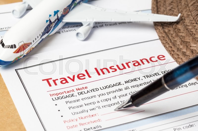 Travel Insurance Claim application form ... | Stock image | Colourbox