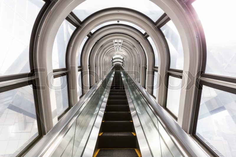 The Escalator Of The Floating Garden ... | Stock image | Colourbox