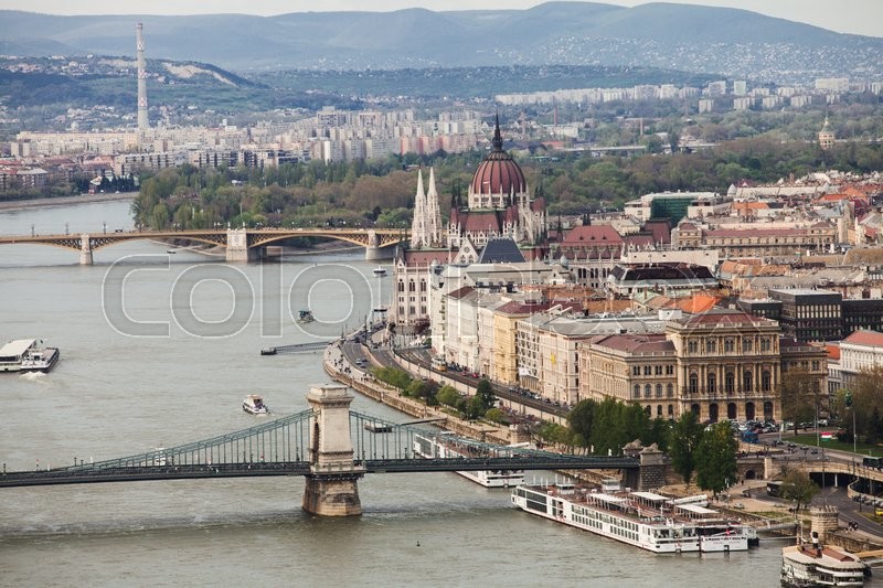 Panorama of Budapest, Hungary, view of ... | Stock image | Colourbox