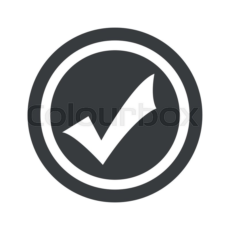 Black Check Symbol