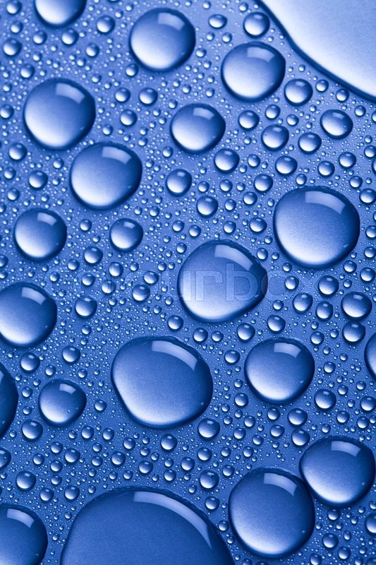 Water background, fresh blue theme | Stock image | Colourbox