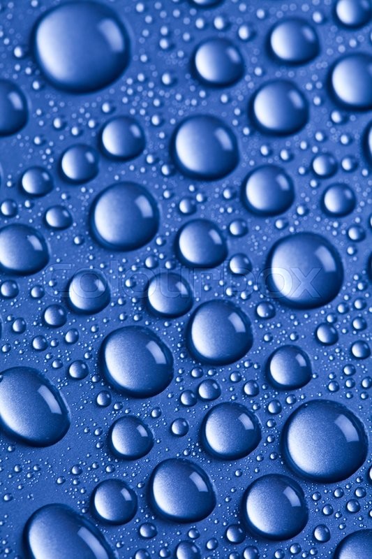 Water background, fresh blue theme | Stock image | Colourbox