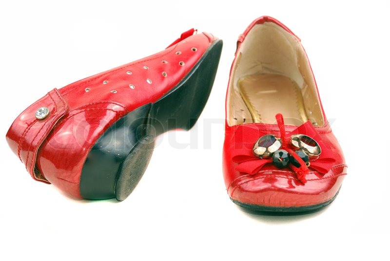 Rote Schuhe für Frauen auf einem ... | Stock Bild | Colourbox