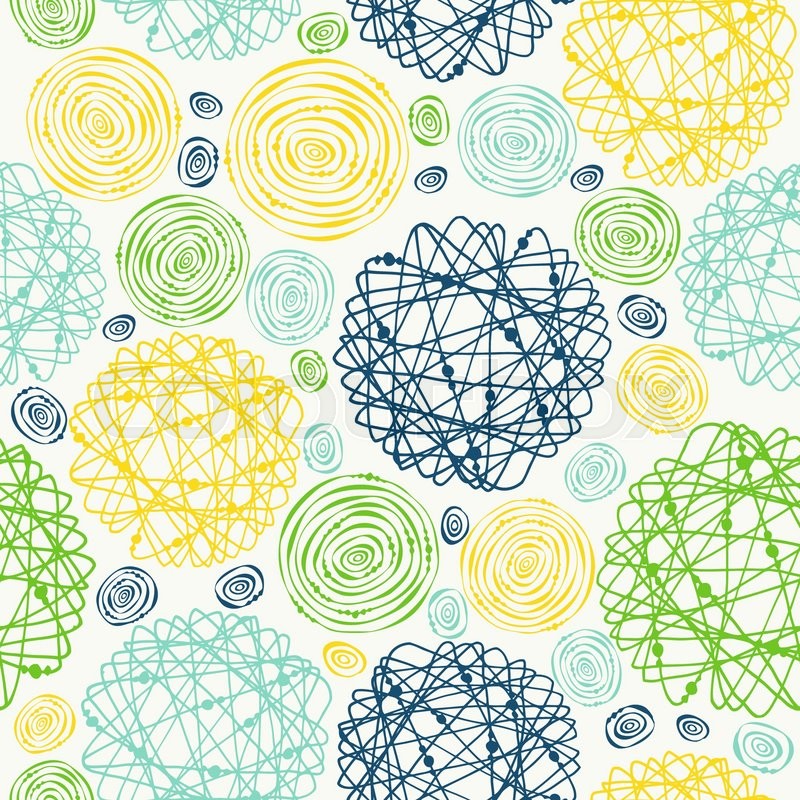 Seamless doodle pattern. Tileable ... | Stock vector | Colourbox