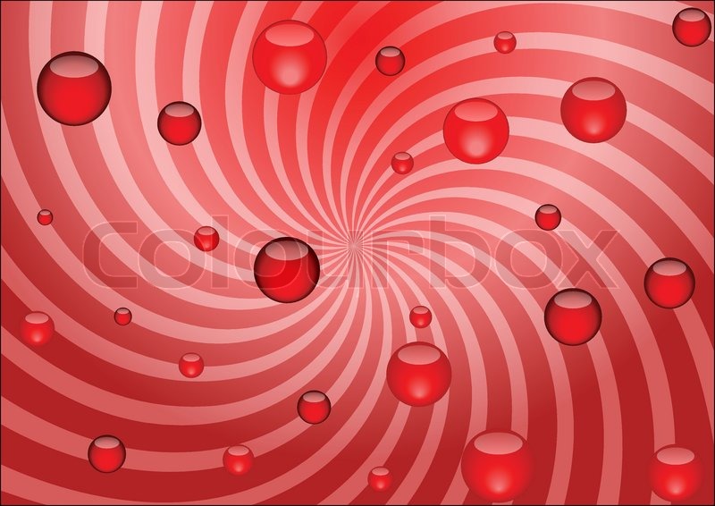 Leuchtend rote Vektor Hintergrund | Stock-Vektor | Colourbox