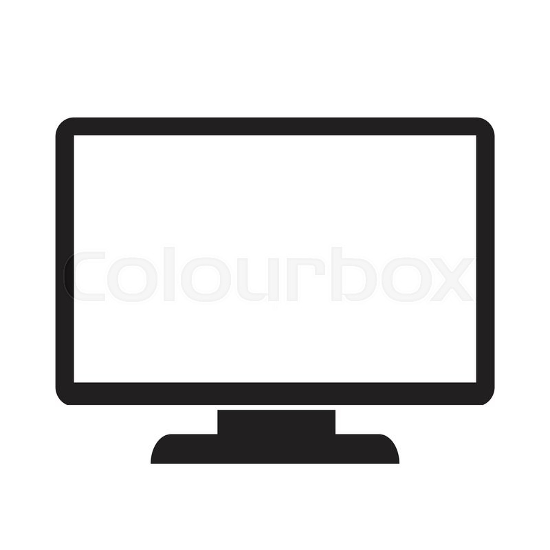 Monitor icon | Stock vector | Colourbox