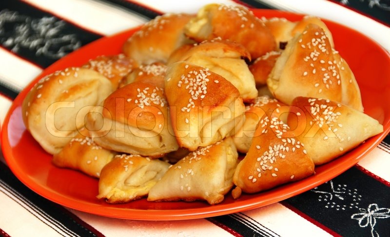 Appetizing homemade baked cheese pastry ... | Stock image | Colourbox