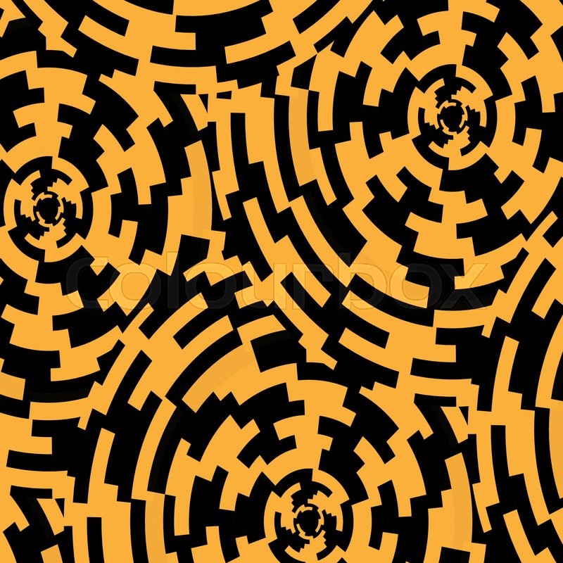 Abstract pattern orange and black. ... | Stock vector | Colourbox