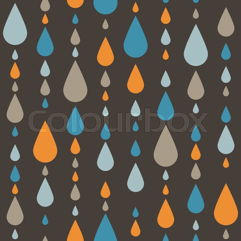 Drop seamless pattern | Stock Vector | Colourbox