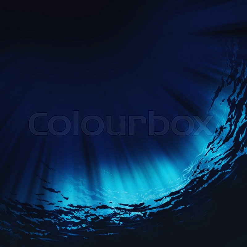 Deep water, abstract natural ... | Stock image | Colourbox
