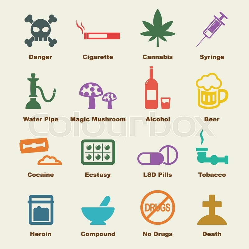 Drug elements, vector infographic ... | Stock vector | Colourbox