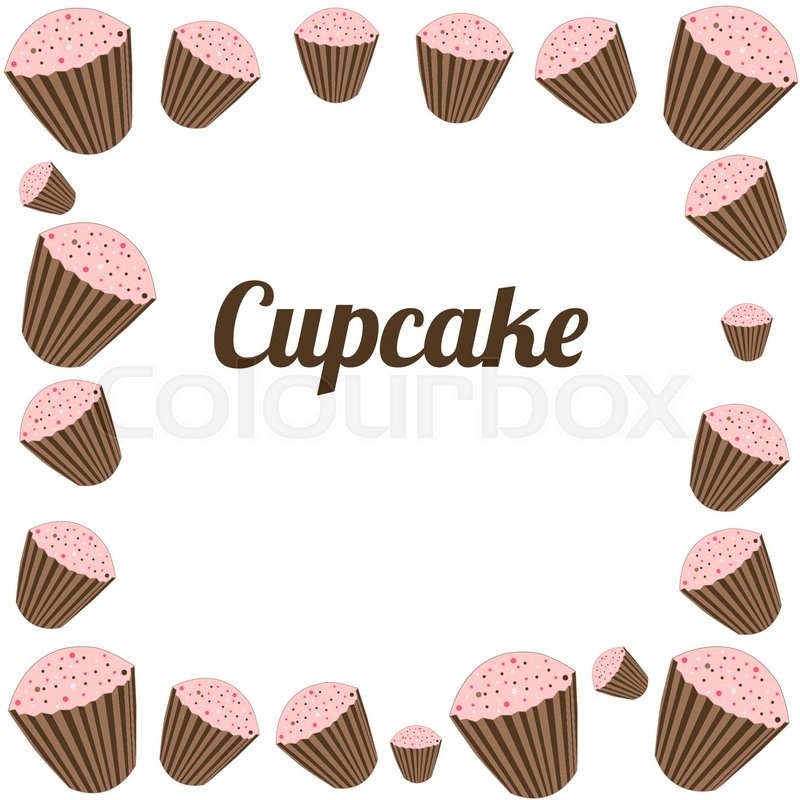Cupcakes Clipart Border