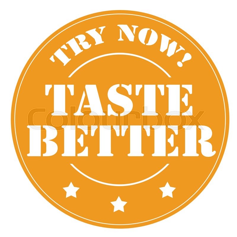 Stamp with text Taste Better,vector ... | Stock vector | Colourbox