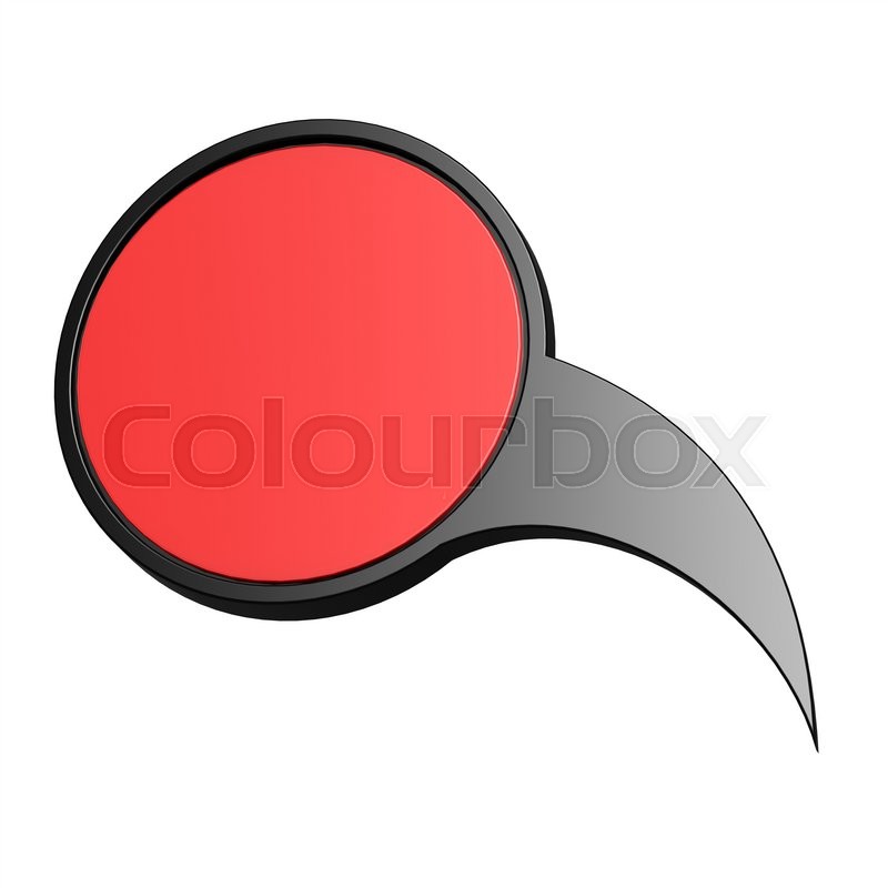 Black red pointer image with hi-res ... | Stock image | Colourbox
