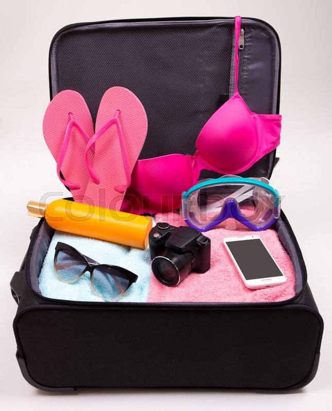 Full Open Suitcase
