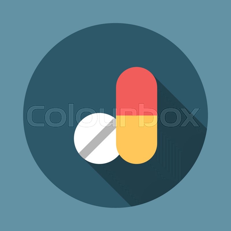 Medicine Tablets Icon. Editable EPS ... | Stock vector | Colourbox