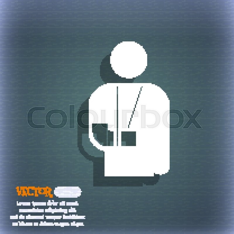 Broken arm, disability icon symbol on ... | Stock vector | Colourbox