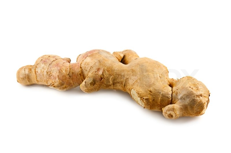 Frische Ingwerwurzel auf den weißen ... | Stock Bild | Colourbox