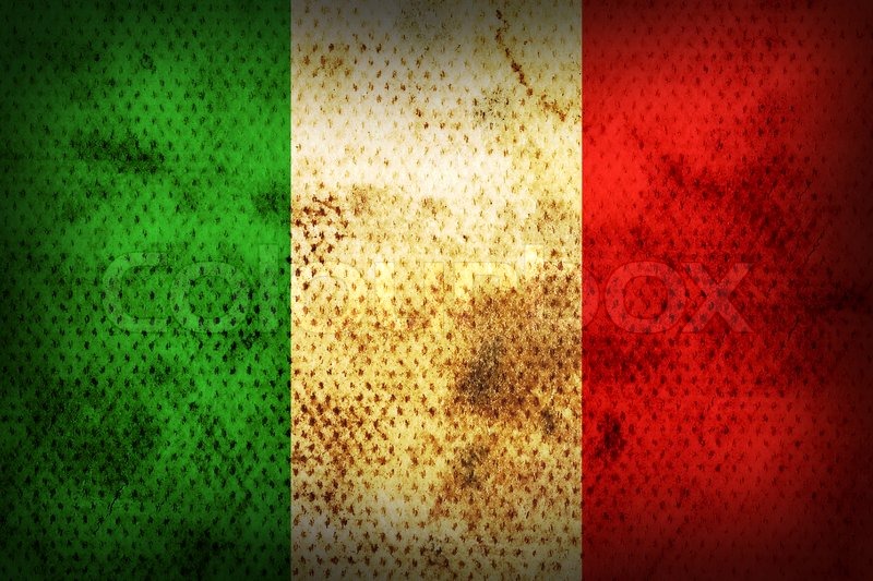 Flagge von Italien. | Stockfoto | Colourbox