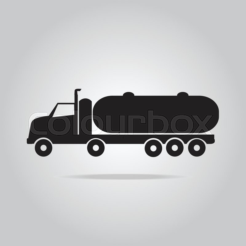 Fuel Truck symbol vector illustration | Stock vector | Colourbox