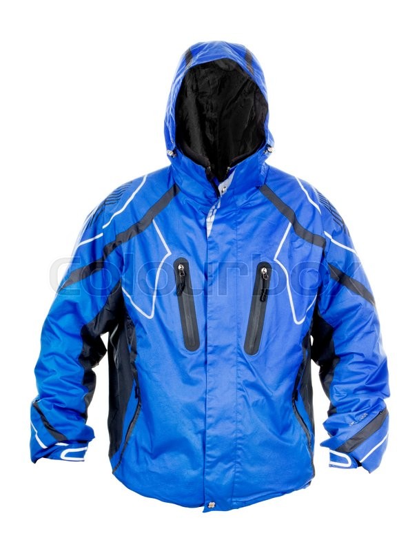 Snowboarding jacket isolated on a white ... | Stock image | Colourbox