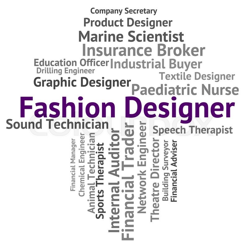 Fashion Designer Indicating Word ... | Stock image | Colourbox