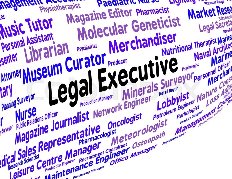 Legal Executive Means Managing Director ... | Stock image | Colourbox