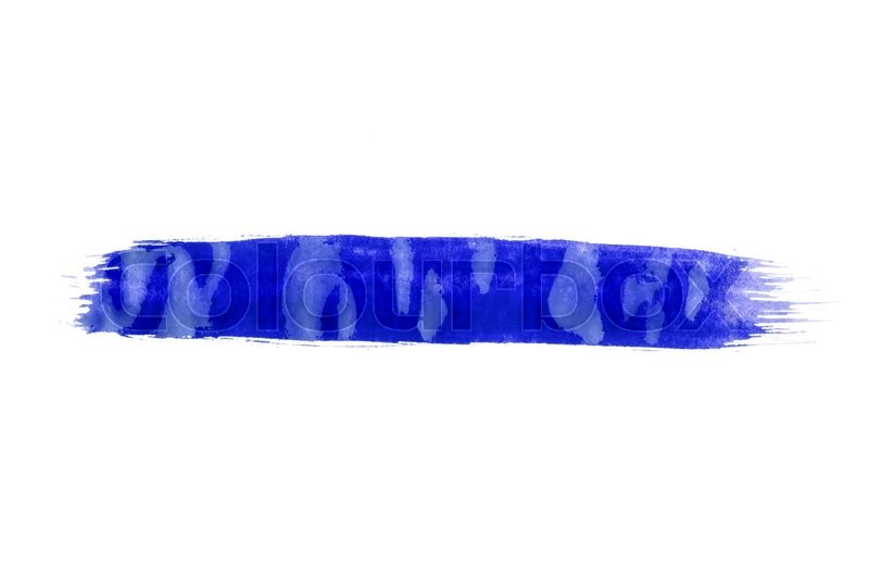 Paint Brush Texture Blue
