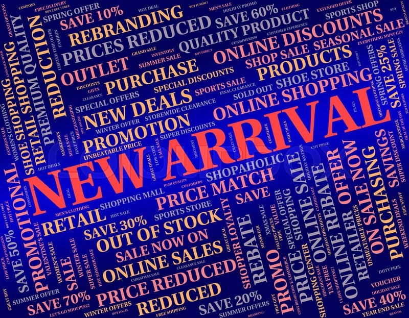 New Arrival Representing Just Arrived ... | Stock image | Colourbox
