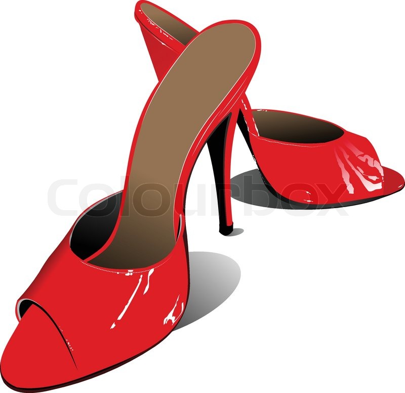 red shoes vector,www.npssonipat.com