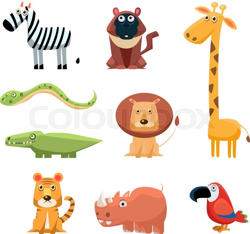 African Animals Clip Art