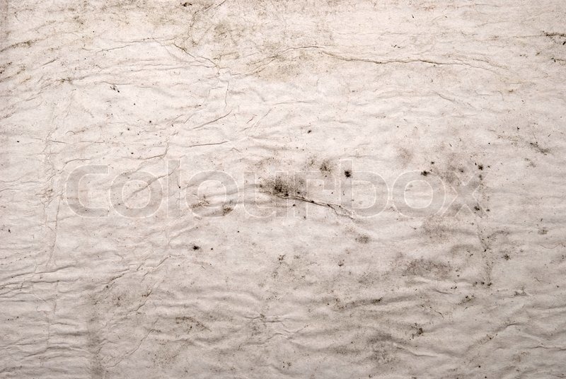 Schmutzig zerknittertes Papier groß wie ... | Stock Bild | Colourbox