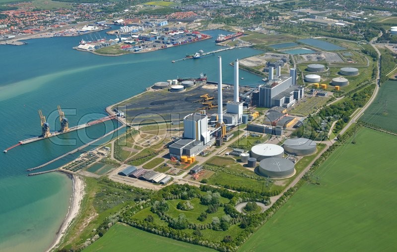 Kalundborg, and, asnæsværket | Stock Photo | Colourbox