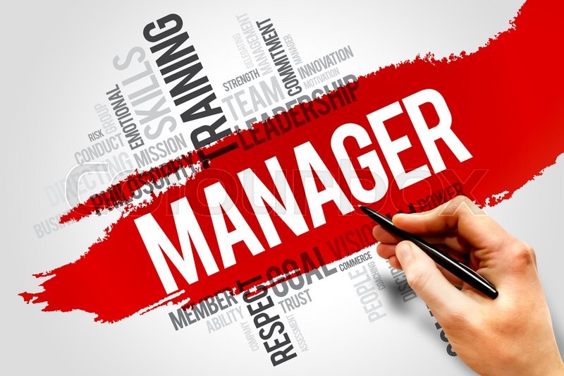 MANAGER word cloud, business concept | Stock image | Colourbox