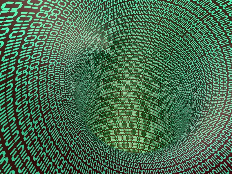 Binary code. | Stock image | Colourbox